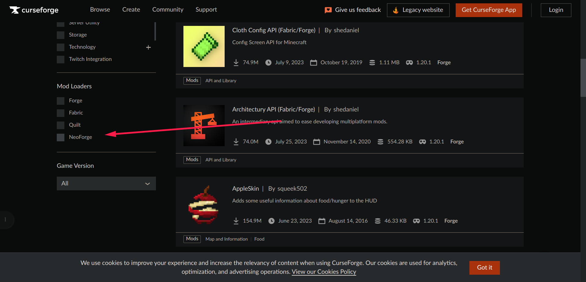 Mod下载添加支持筛选NeoForge功能 · Issue #2394 · Hex-Dragon/PCL2 · GitHub