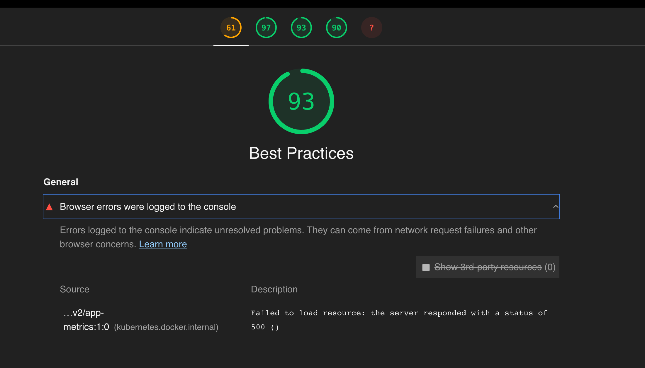 fix lighthouse best practices score · Issue #3140 · influxdata/ui · GitHub