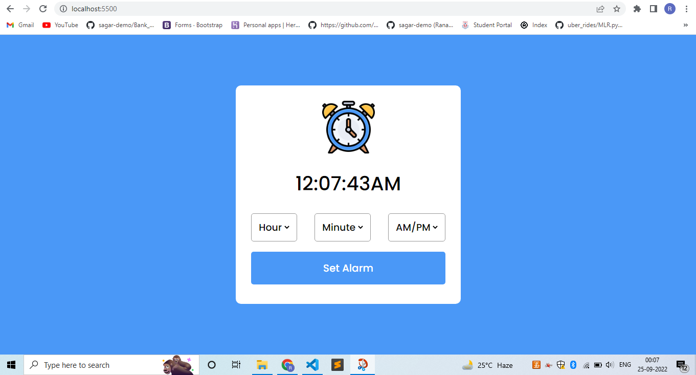 GitHub - sagarranaa/Alarmclock