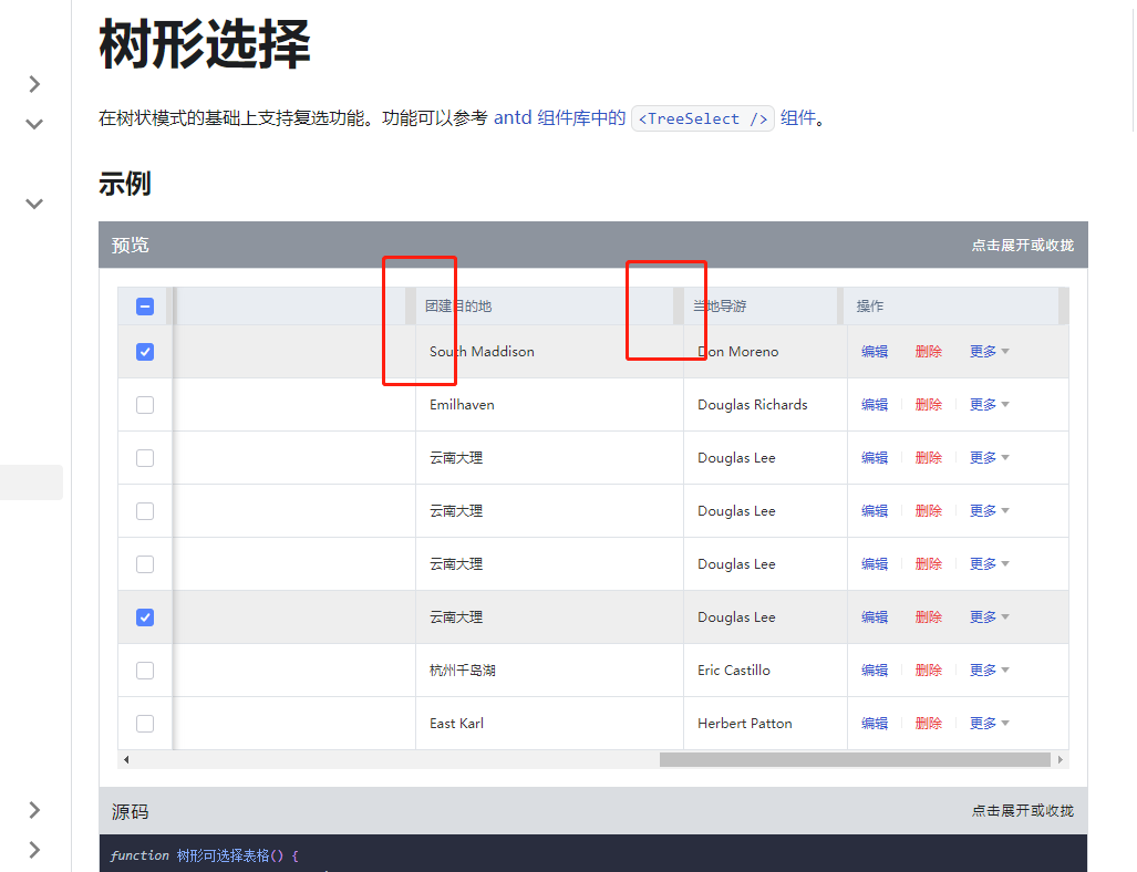 表格列宽拖拽在树模式下表头与表格主体错位 · Issue 203 · Alibabaali React Table · Github 