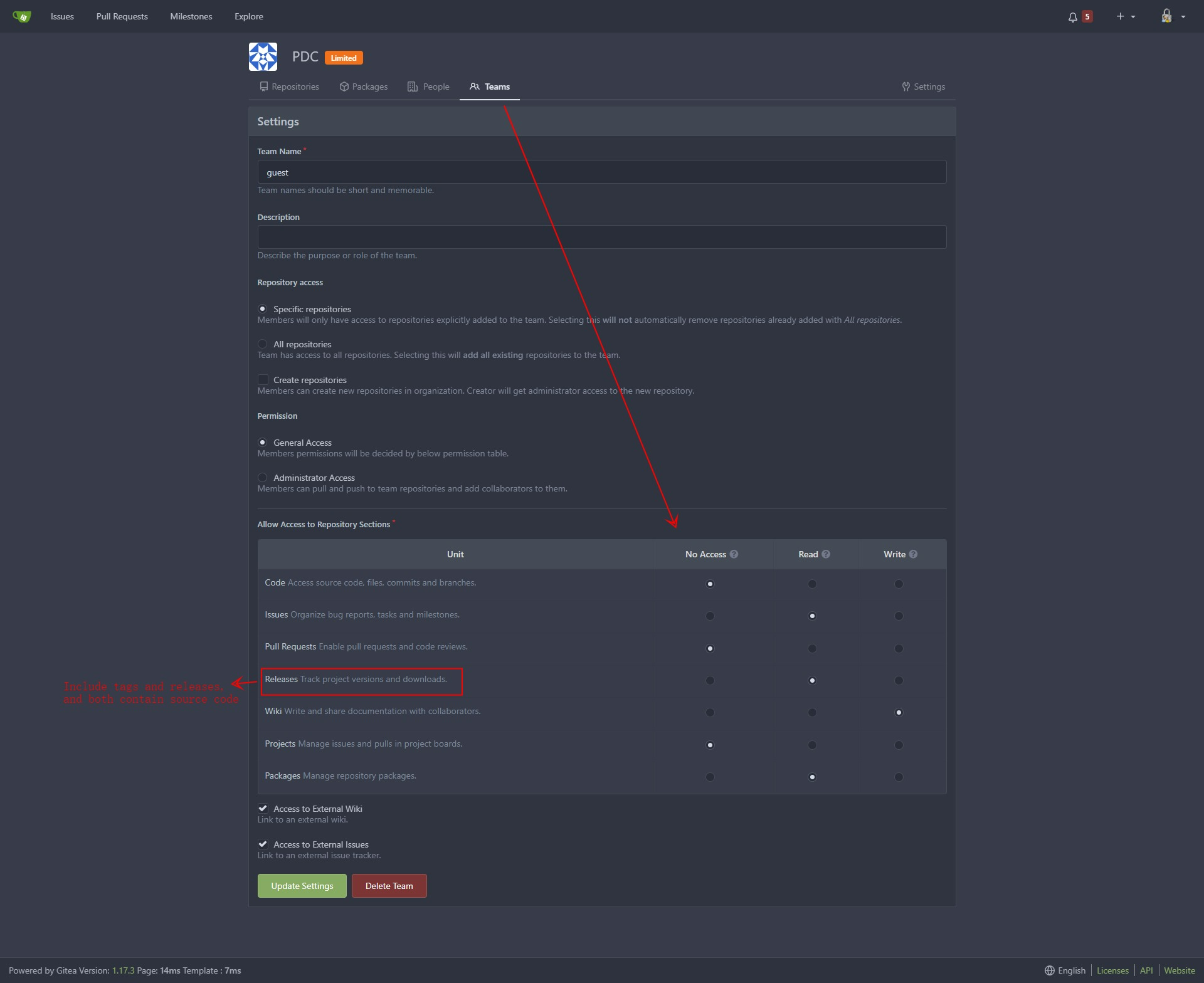 Adding Permissions Control For Source Code Attachments · Issue 21933 · Go Giteagitea · Github 