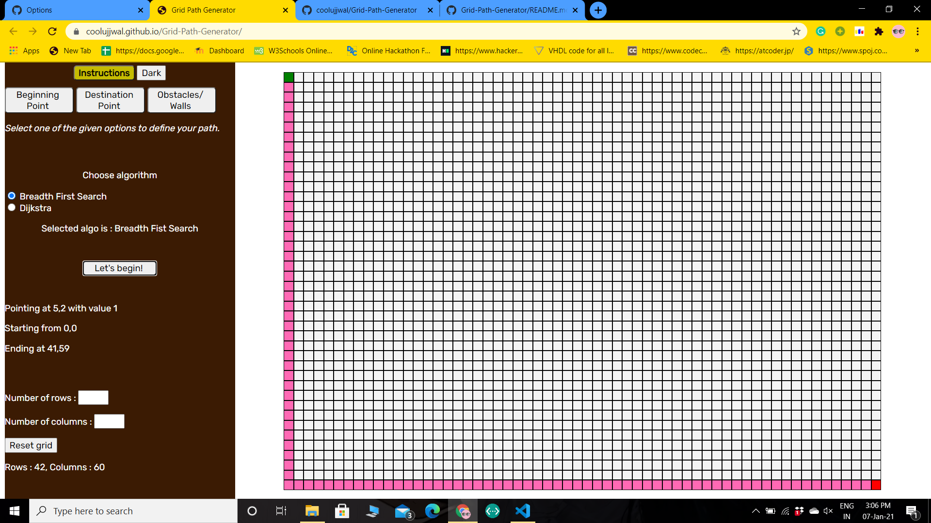 GitHub - HarshKumar2605/Grid-Path-Generator