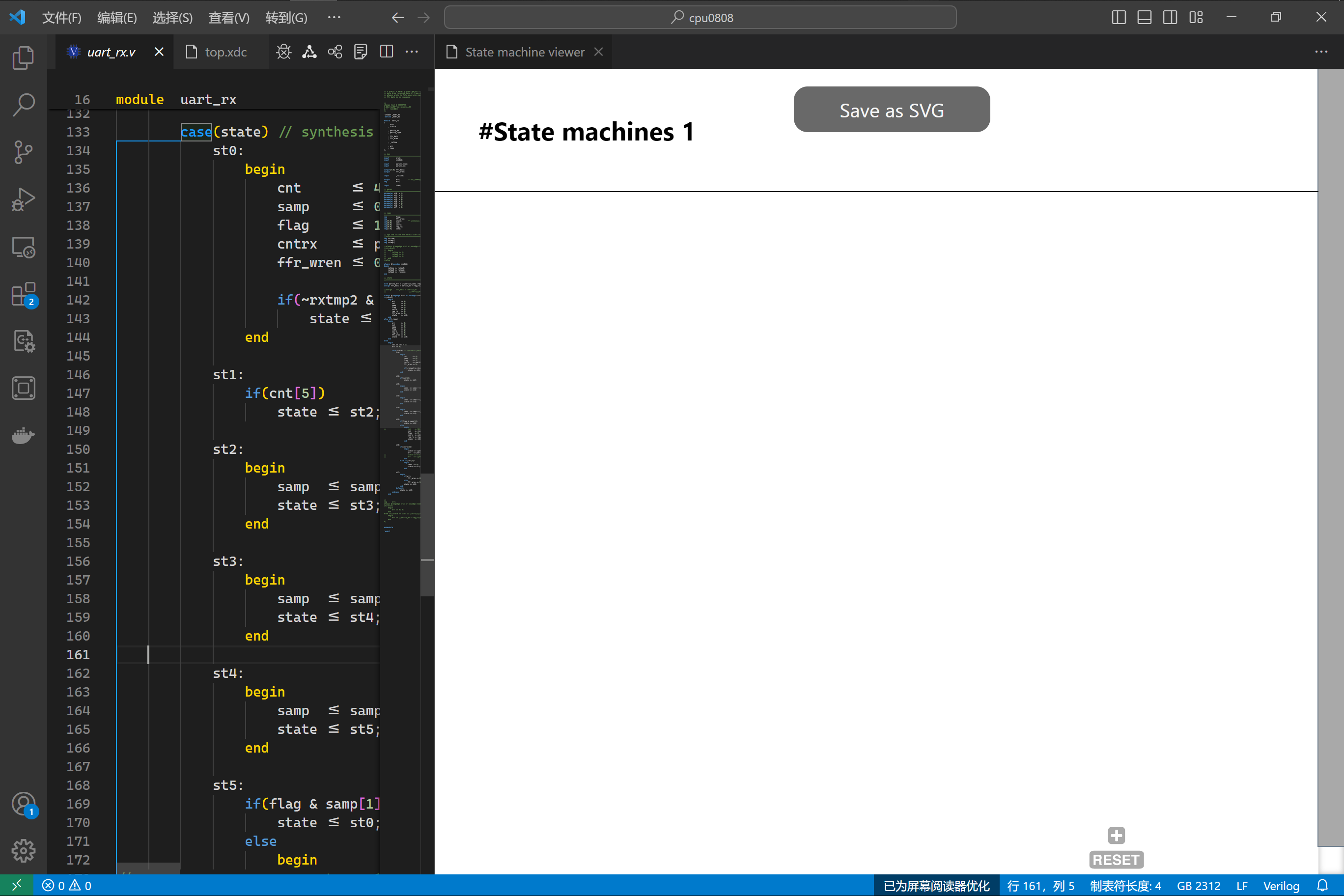 状态机显示有问题 · Issue #11 · Digital-EDA/Digital-IDE · GitHub