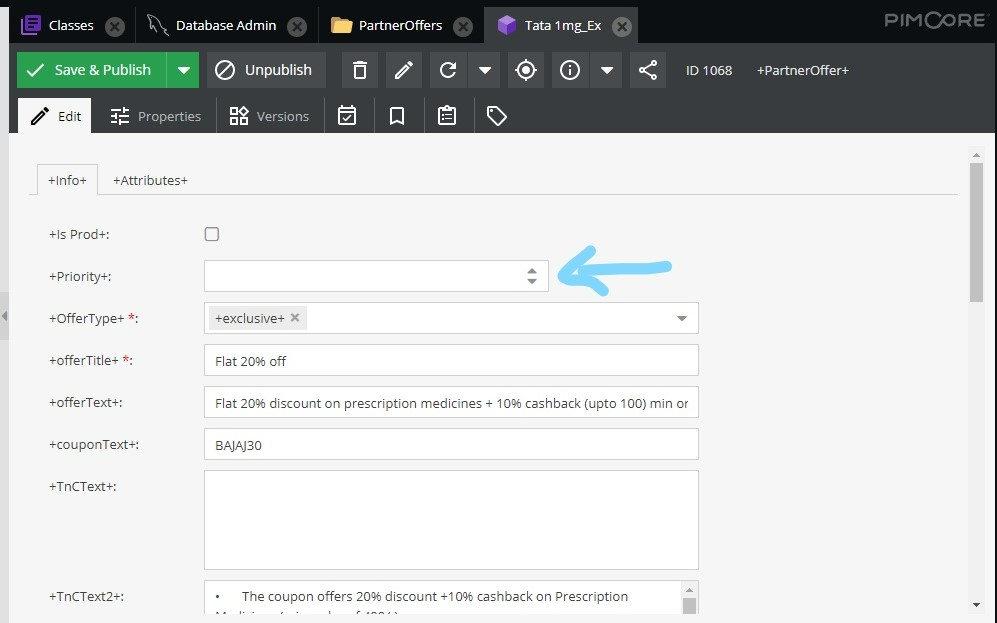 Bug Data Missing From Pimcore 10 Admin Data Objects Ui · Issue 0826