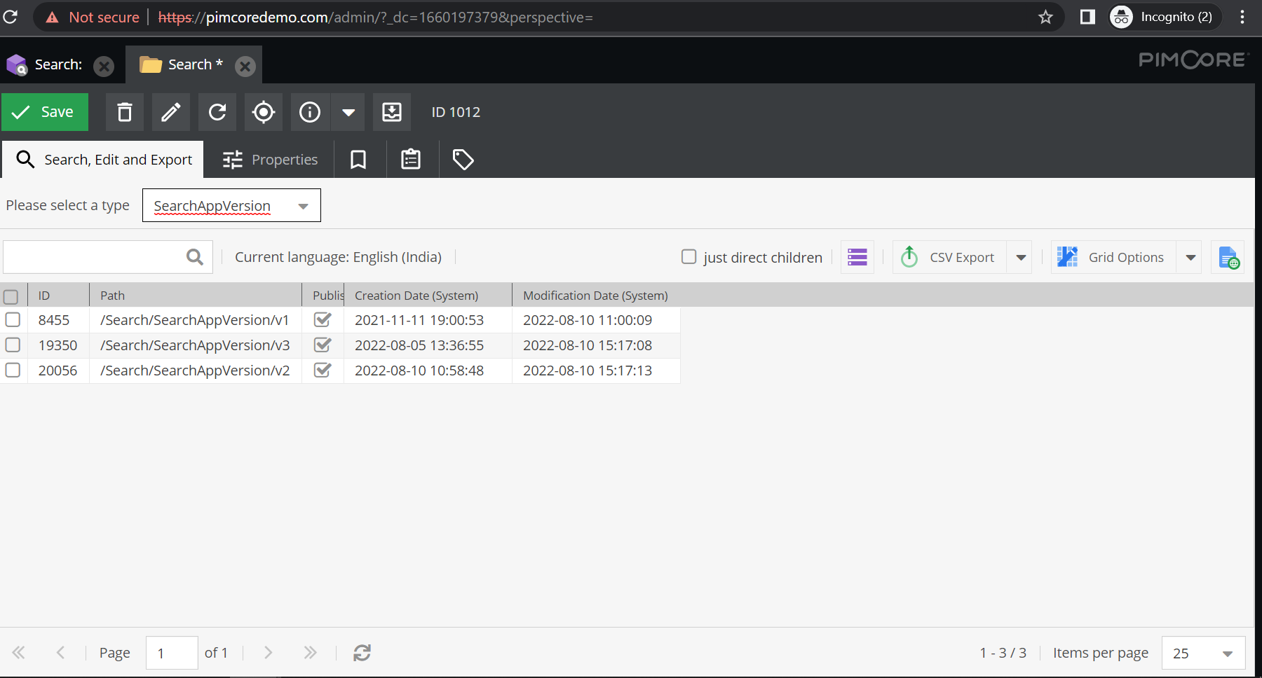 Pimcore Backend Search Not Working For Newly Created Objects · Issue 12870 · Pimcore Pimcore