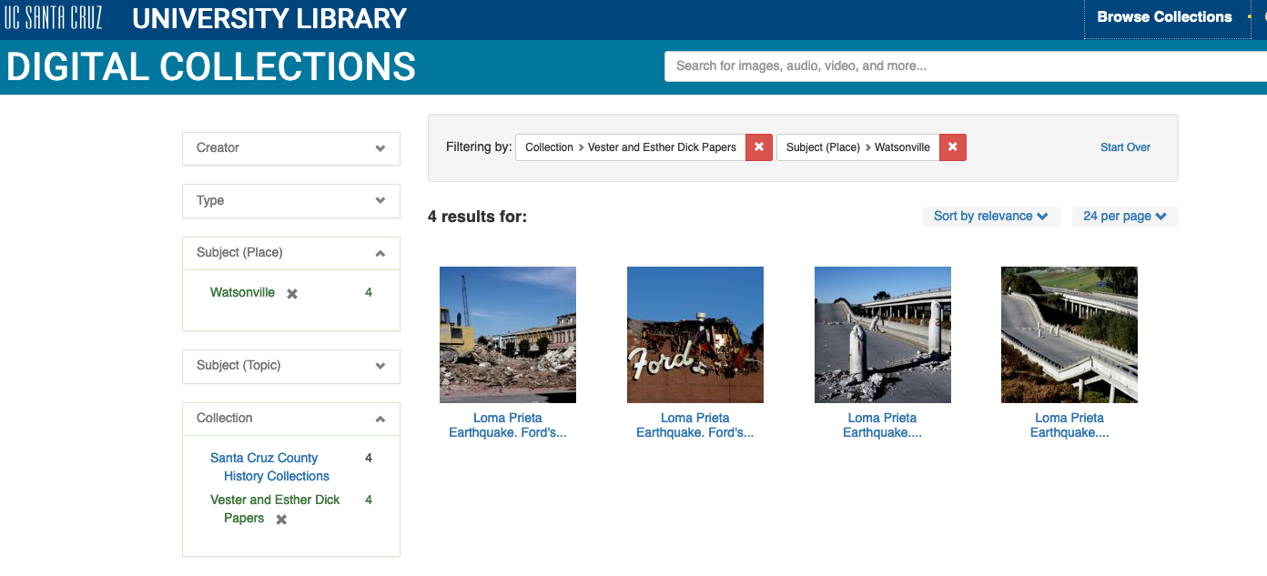 (8) Collection Landing Page facet panel bug · Issue #386 · UCSCLibrary/ucsc-library-digital ...