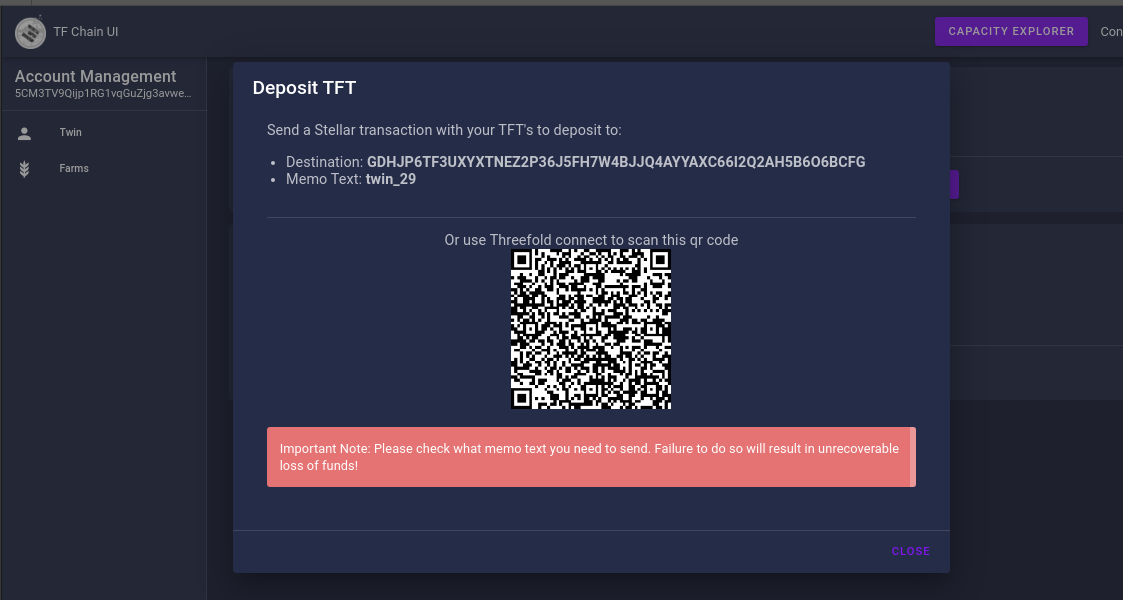 QR scanning doesn't work · Issue #360 · threefoldtech/threefold_connect · GitHub
