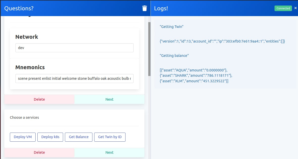 chatbot - poc · Issue #1266 · threefoldtech/home · GitHub