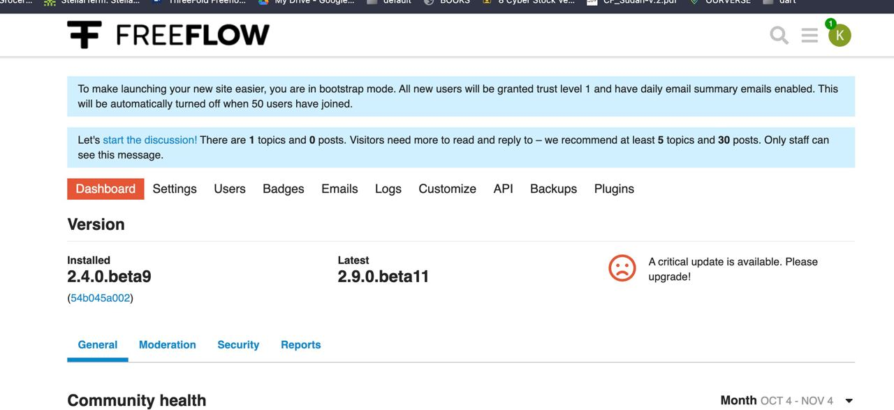 upgrade discourse weblet · Issue #1081 · threefoldtecharchive/grid_weblets · GitHub