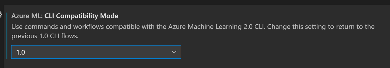 CLI V2 should not be default for the VSCode extension until it is GA · Issue #1068 · microsoft ...