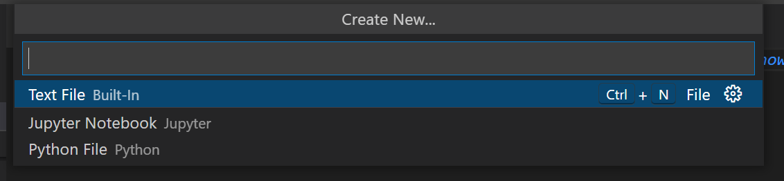 Two "New File" options are confusing and the text-file option doesn't allow Jupyter selection ...