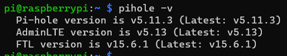 pihole -v reports wrong version, along with web interface and everywhere else · Issue #4799 · pi ...