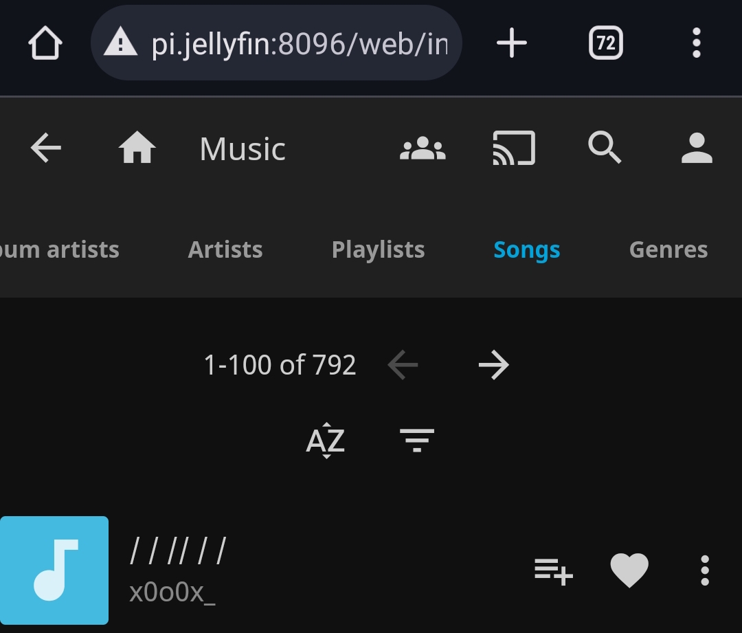 Songs With Special Symbols Only In Title Doesnt Show Up Correctly Under Artist · Issue 10459