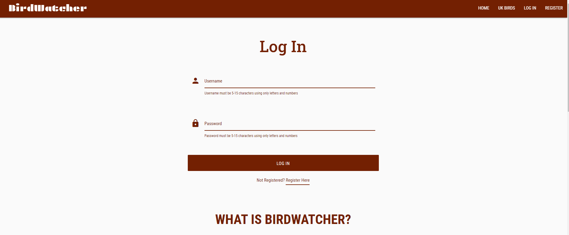GitHub - CarterStefan/bird_watcher: Third Milestone Project