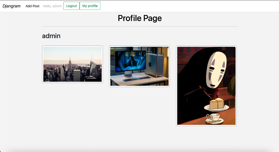 GitHub - barnie-by/Djangram: A social-network on Django-framework.