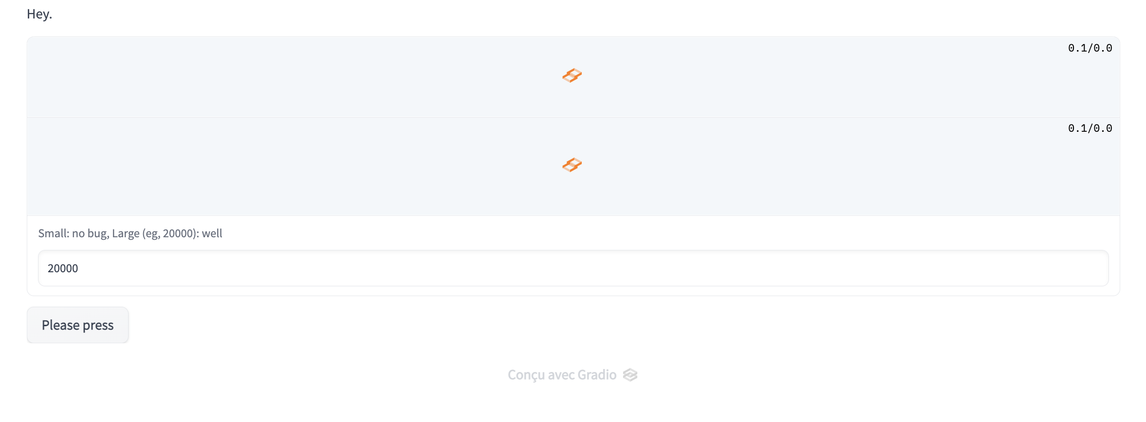 Issue with a Gradio button if the returned parameter from the function is too large · Issue ...