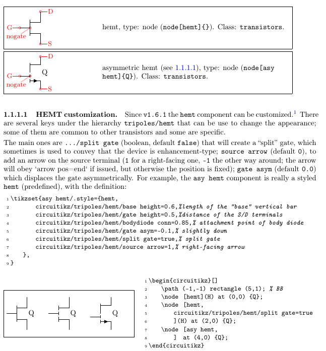 [New Component] Better GaN HEMT Symbol · Issue #691 · circuitikz/circuitikz · GitHub