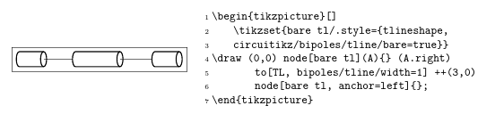 [Feature] Correct Anchors for TL · Issue #694 · circuitikz/circuitikz · GitHub