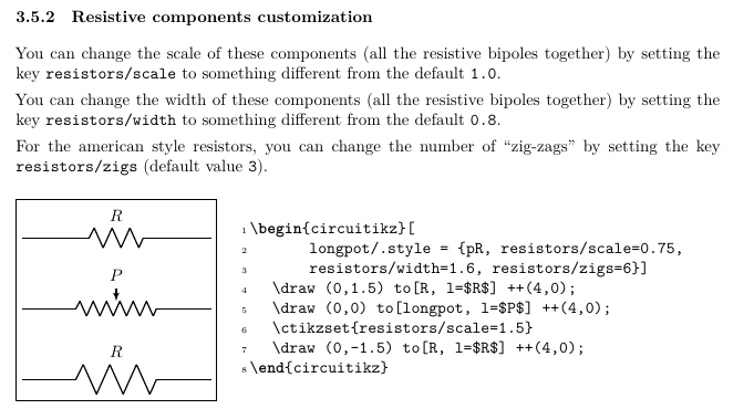 Discussion: relative size of the components · Issue #218 · circuitikz/circuitikz · GitHub