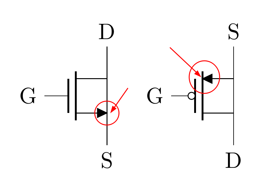 Mos arrows slightly overrunning ends · Issue #302 · circuitikz/circuitikz · GitHub