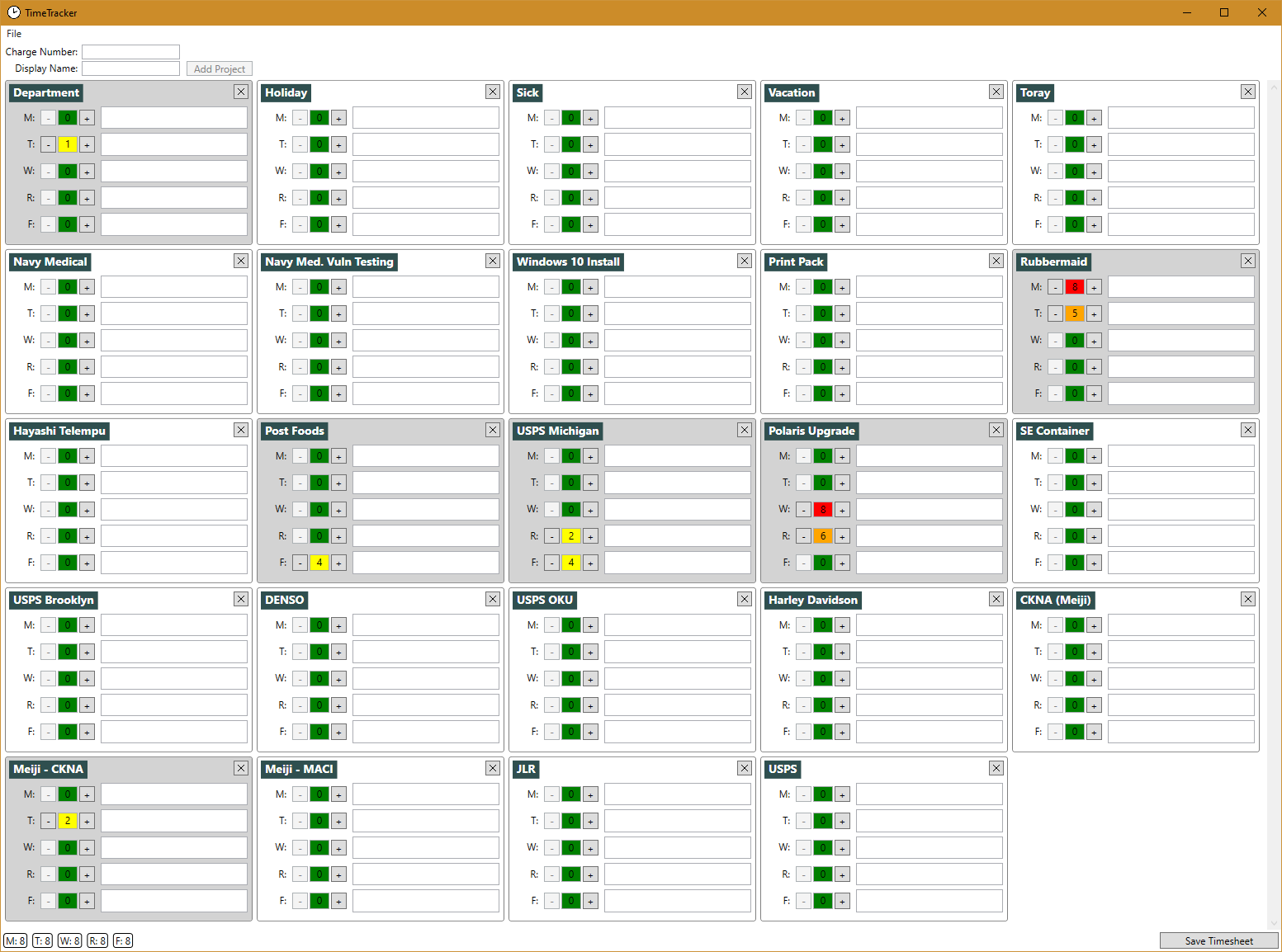 GitHub - bggrund/TimeTracker: Tracks time spent on projects and exports ...