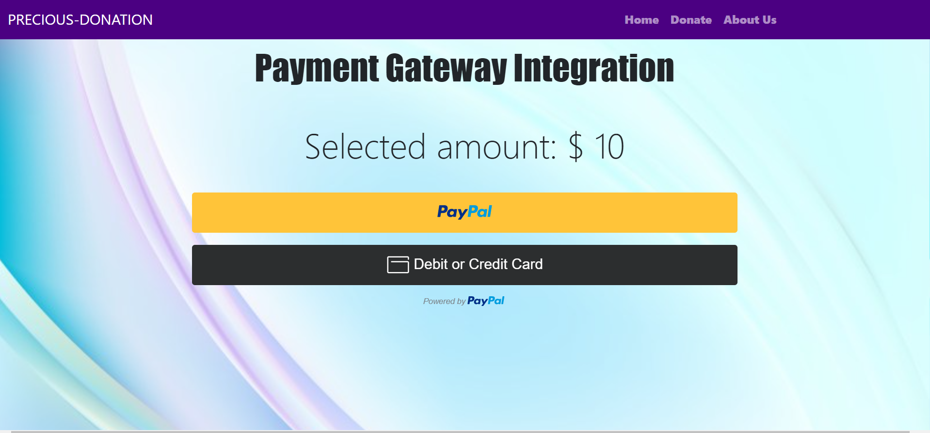 GitHub - jay1310/Donation: Paypal payment gateway integration on a donation website.