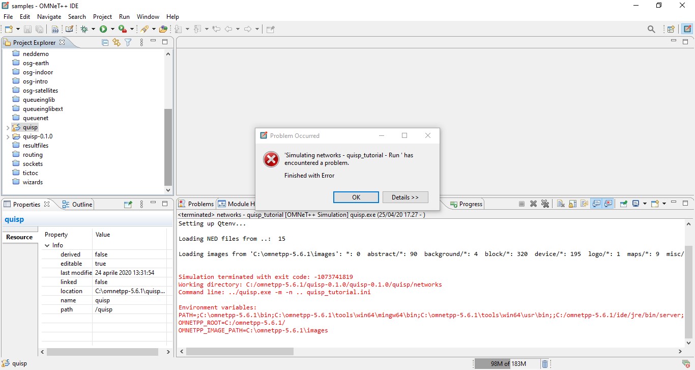 Impossible to find Kaami_master_quisp on Windows installer · Issue #126 · sfc-aqua/quisp · GitHub