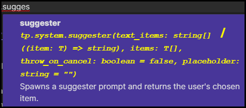 Adding the "limit" property to the tp.system.suggester() function for quicker load on large ...