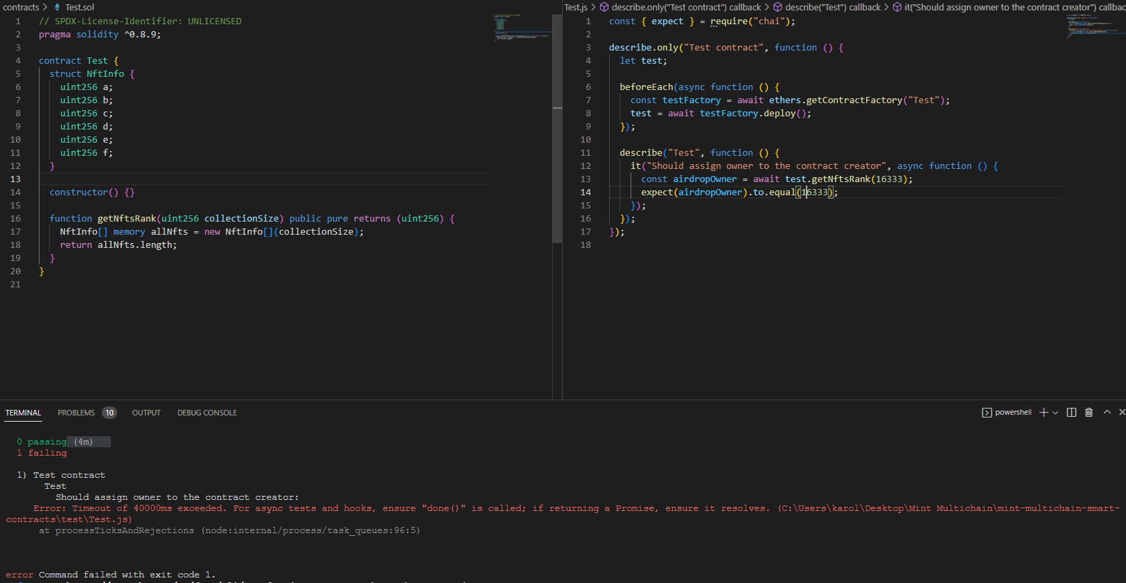 Hardhat is very slow when a large array of structs is created · Issue #3316 · NomicFoundation ...