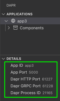 There is no application in the webpage when opening the debugged project dapr dashboard · Issue ...
