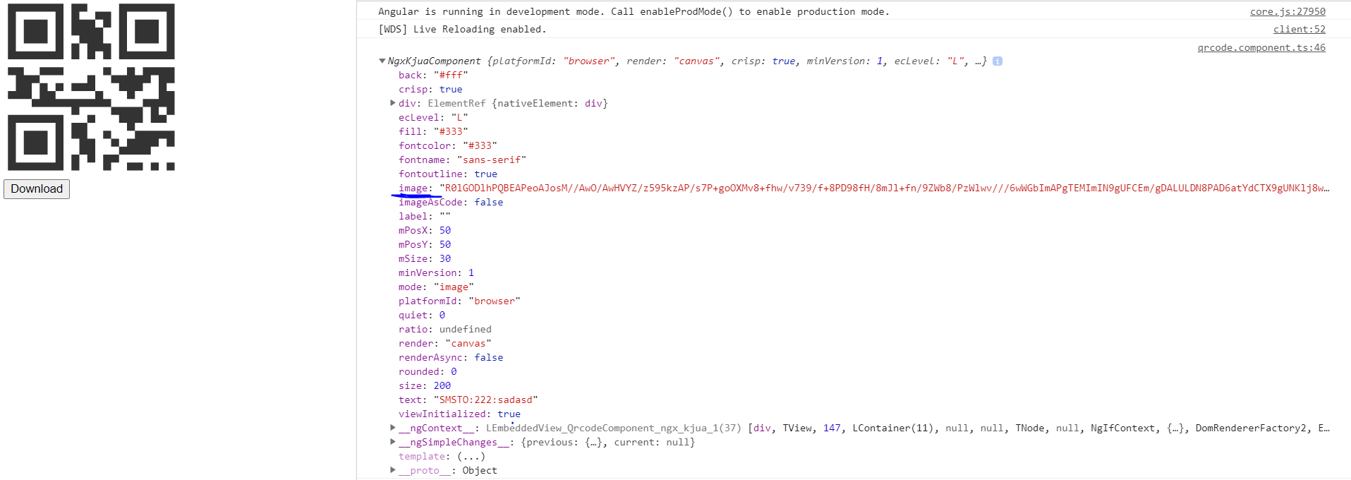 add image on the qr-code · Issue #28 · werthdavid/ngx-kjua · GitHub