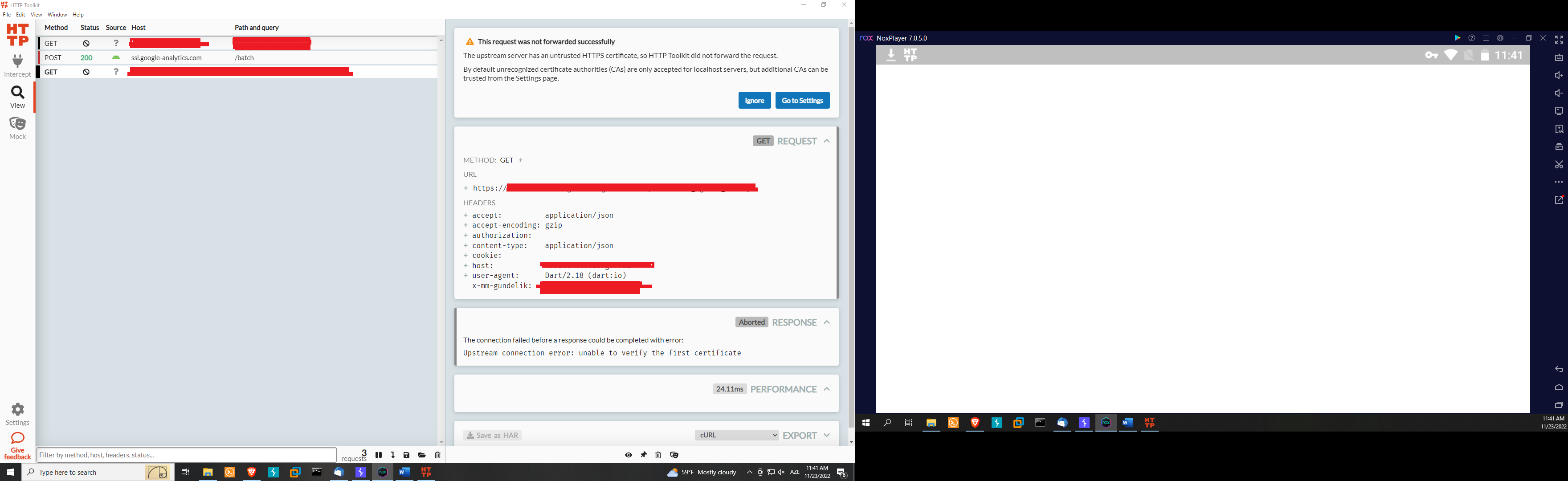app does not fully open and does not work when connected to vpn. · Issue #359 · httptoolkit ...