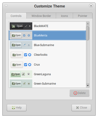 mate-appearance-properties: "Customize Theme": A "Notifications" tab is ...