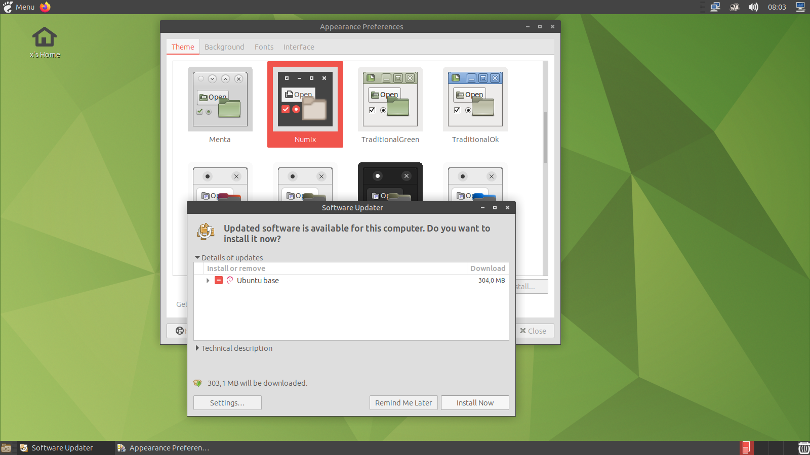 [feature request] mate-appearance-properties -p theme: "Customize Theme ...