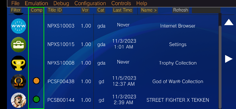 [feature request]: Game compatibility column · Issue #1019 · cemu-project/Cemu · GitHub