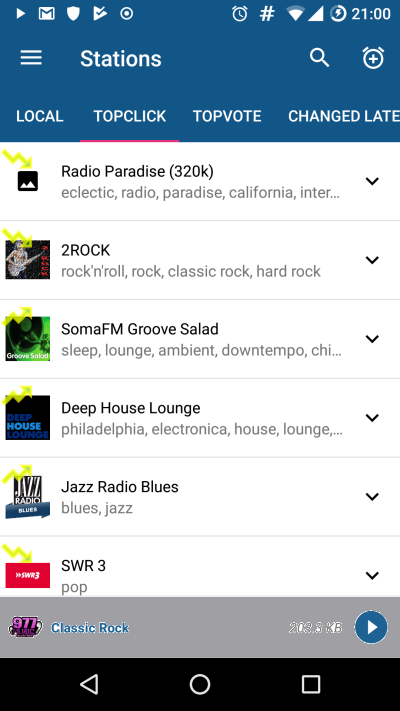 Add a background to the streamed station entry · Issue #350 · segler-alex/RadioDroid · GitHub