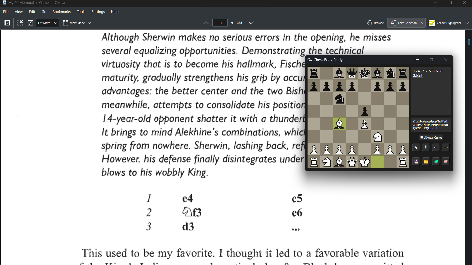 GitHub - Dr-42/chess-book-study: A simple companion app for when you ...