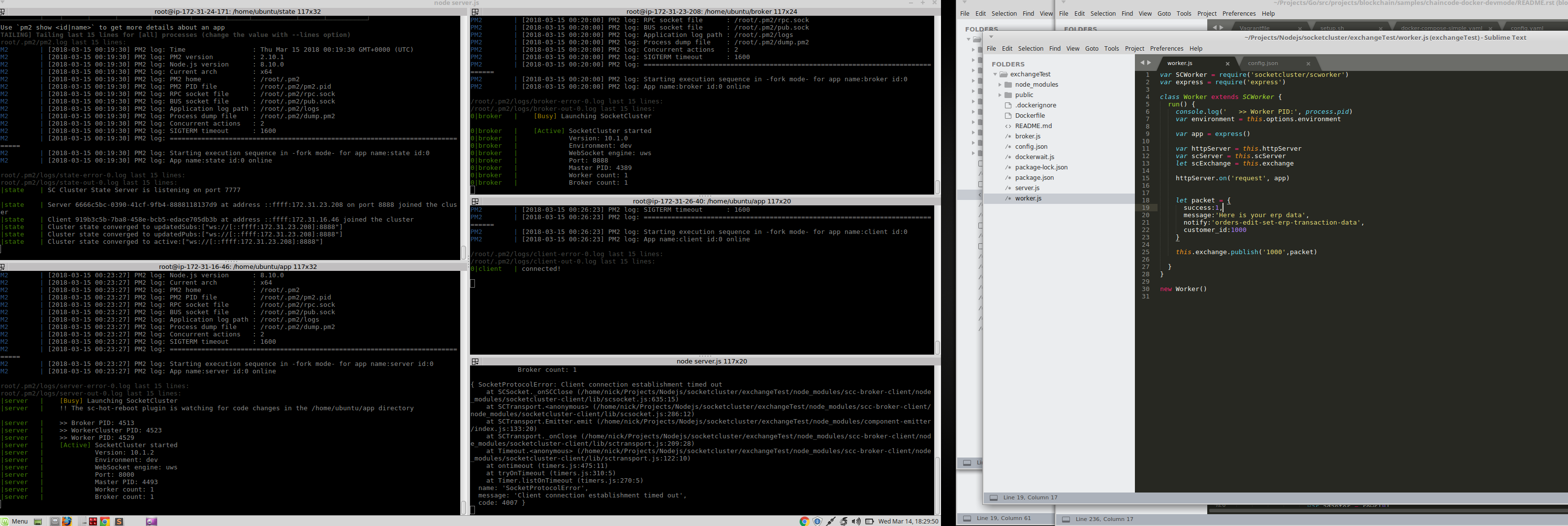 Exchange not working · Issue #385 · SocketCluster/socketcluster · GitHub