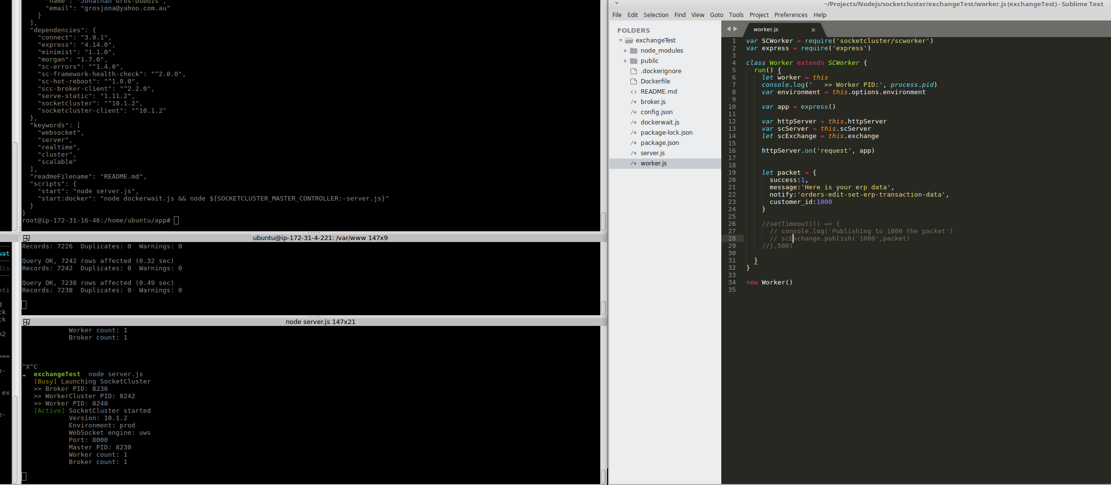 Exchange not working · Issue #385 · SocketCluster/socketcluster · GitHub