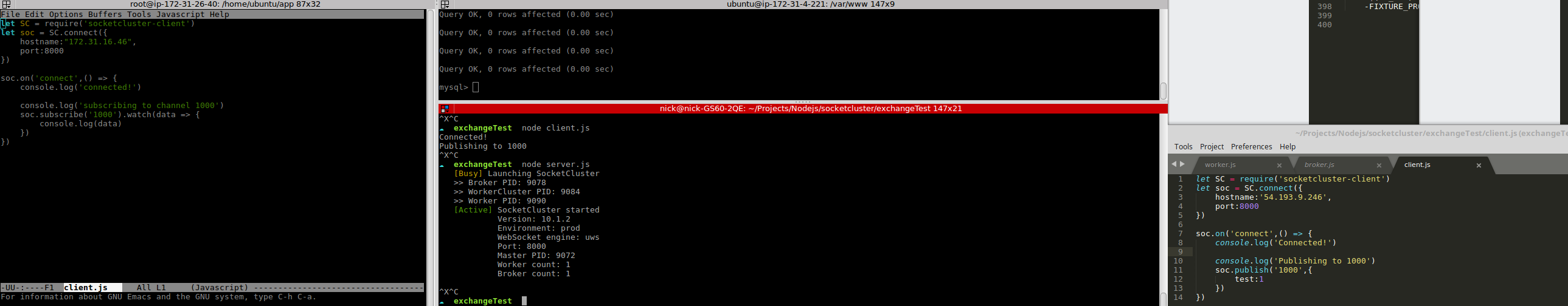 Exchange not working · Issue #385 · SocketCluster/socketcluster · GitHub