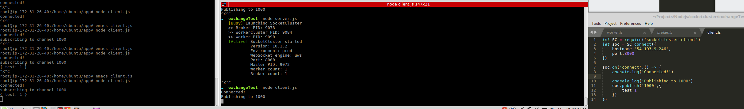 Exchange not working · Issue #385 · SocketCluster/socketcluster · GitHub
