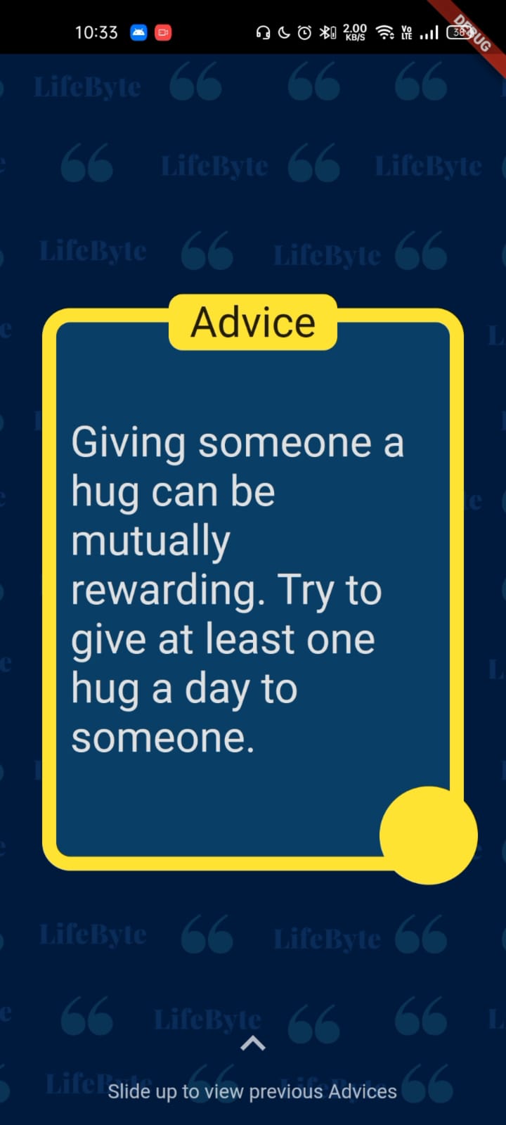 Github Rishabhbajpai2000advisor The Application Is A Simple Advice Generator Where Users Can