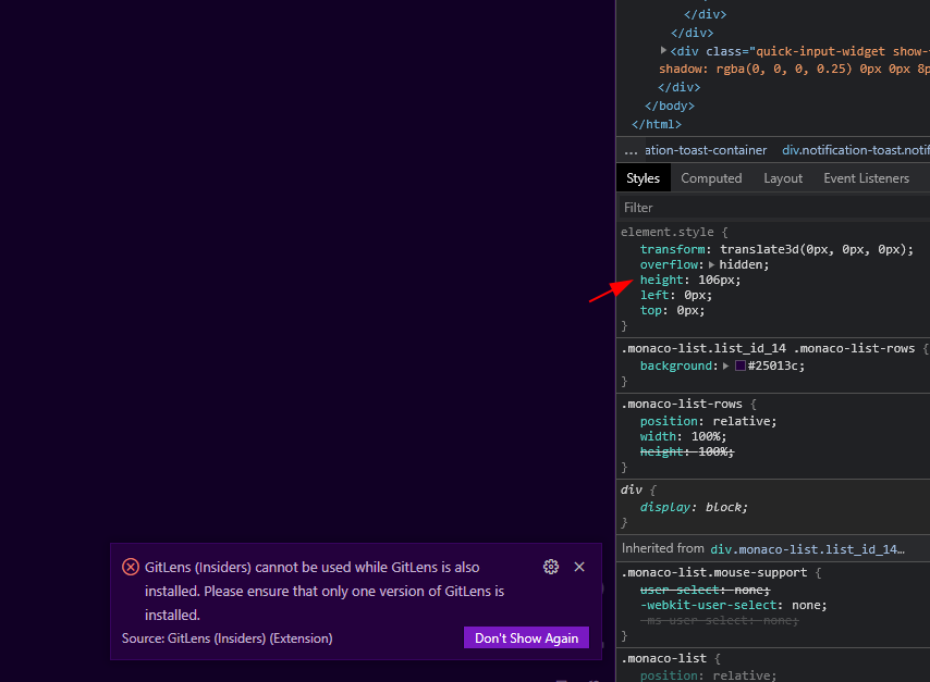 Sometimes notification buttons are squished vertically · Issue #121425 · microsoft/vscode · GitHub