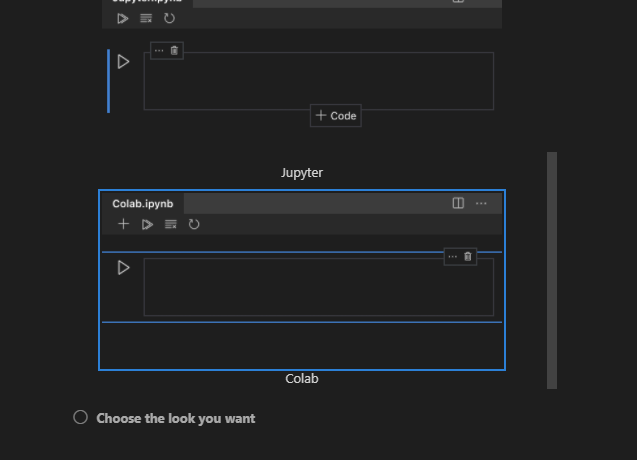 Notebook getting started selection boxes are hard understand · Issue ...