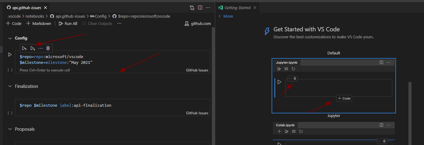Notebook getting started images don't seem to match the experience · Issue #125347 · microsoft ...