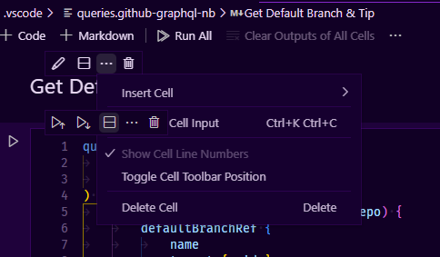 Notebook cell toolbar overlapping menu · Issue #141314 · microsoft/vscode · GitHub