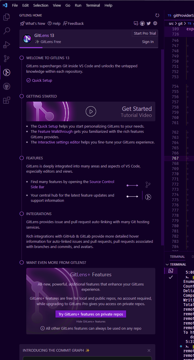 Cant Get Past Welcome Screen · Issue 1919 · Gitkrakenvscode Gitlens · Github