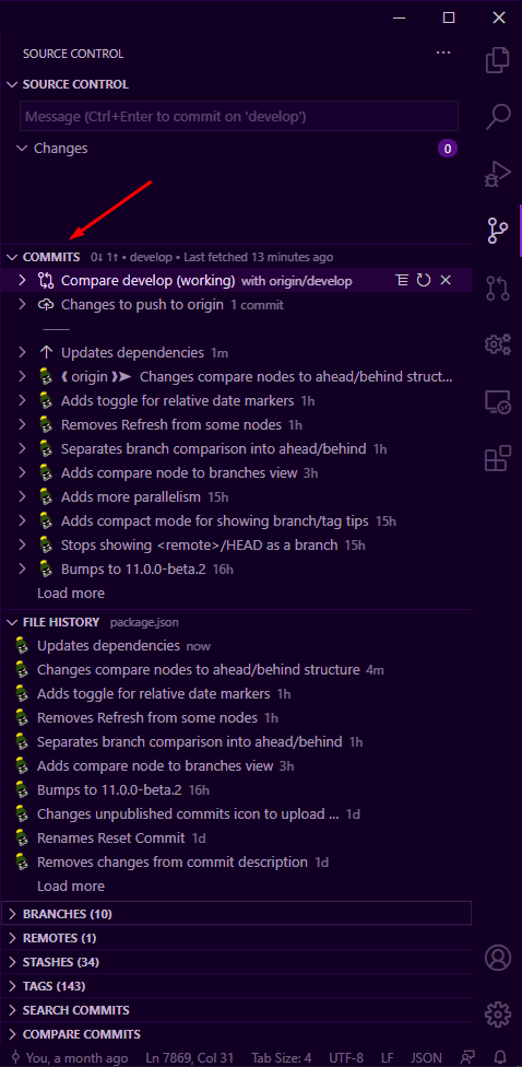 Naming Commits Vs History · Issue 1125 · Gitkraken Vscode Gitlens · Github