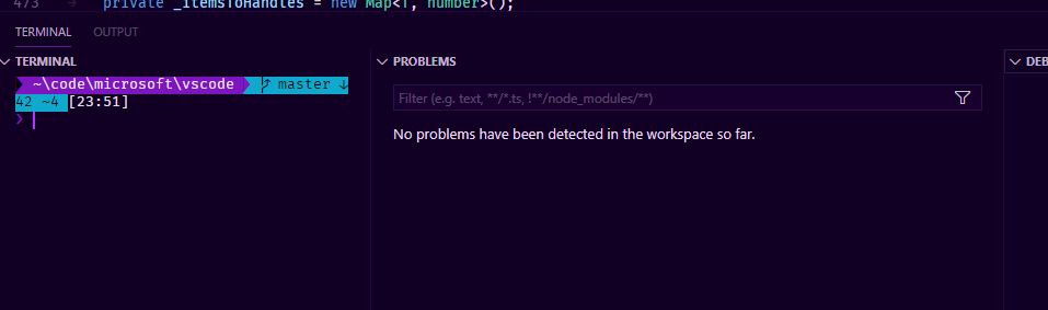 Debug Console issues when moved out of its own container · Issue ...