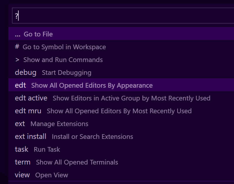 Add command palette entry to allow access to "scoped" commands · Issue #110820 · microsoft ...
